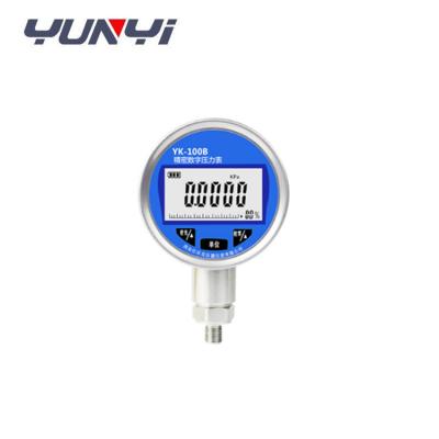 China RS485 Oil Air Hydraulic Digital Pressure Gauge YK100B 100mm Stainless Steel for sale