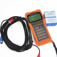 China Sewage Portable Ultrasonic Flow Meter , 4-20mA Handheld Ultrasonic Flow Meter for sale