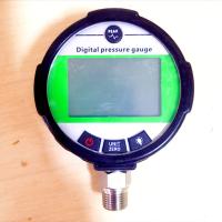 China SS304 Water Oil Gas Digital Pressure Gauge 80mm 600 Bar for sale