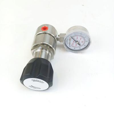 China 316L Stainless Steel Nitrogen Gas Regulator With PTFE Seat for sale