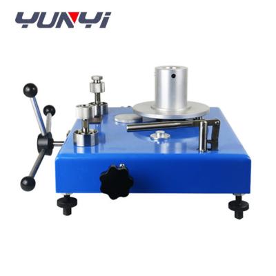 China JY Hydraulic Dead Weight Tester Pressure Calibrator With Tungsten Carbide Piston for sale