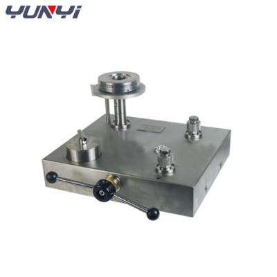 China Hydraulic High Performance Dead Weight Tester Piston Pressure Gauge Calibrator for sale