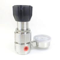 China 316L Diaphragm Stainless Steel Compressor Pressure Regulator Valve One Stage 1/4NPT for sale