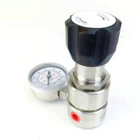 China 316L Diaphragm Stainless Steel Compressor Pressure Regulator Valve One Stage 1/4NPT for sale