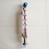 China Anti Corrosion PTFE Magnetic Flap Level Gauge High Accuracy With Float Ball for sale