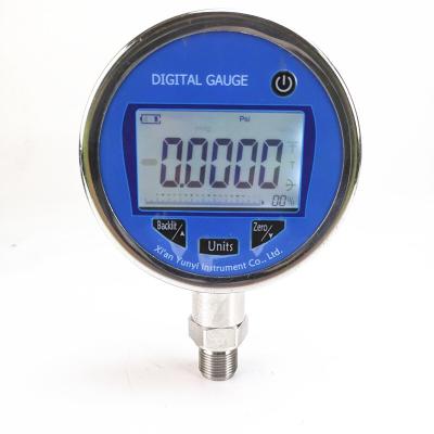China LED Display Precision Air Digital Pressure Gauge Zero Automatically Setted 20mA for sale