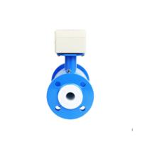 China F46 PTFE Digital Electromagnetic Flow Meter For Industry Sewage for sale