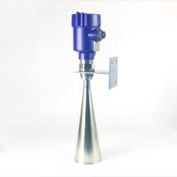 China Horn Type Sanitary Radar Level Meter For Solid Caustic Level Transmitter for sale