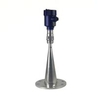 China Horn Type Sanitary Radar Level Meter For Solid Caustic Level Transmitter for sale