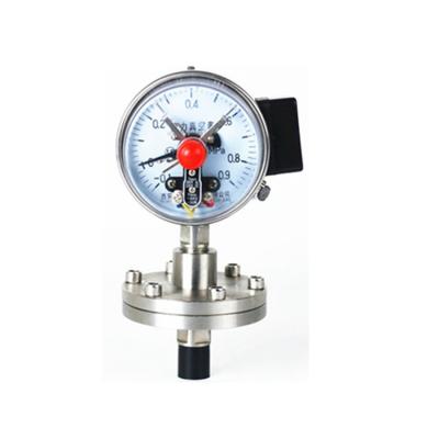 China 316L Stainless Steel Contact Pressure Gauge Electric Pressure Manometer 250Mpa for sale