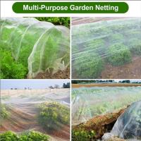China Field Vegetable Plot Barrier Garden Netting Multi Mesh Count Optional Width Or Roll Length for sale