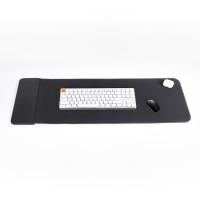 China Custom Waterproof Rubber RGB Gaming Mouse Pad Wireless Charging Desk Space for sale