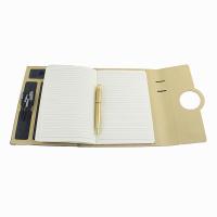 China A5 PU Phone Charger Notebook , Multi Function 8000mAh Notepad With Power Bank for sale