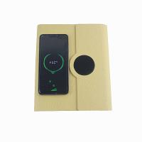 China A5 PU Phone Charger Notebook , Multi Function 8000mAh Notepad With Power Bank for sale