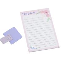 China Custom Logo Paper Sticky Notes Mini Magnetic Notepad For Girls for sale