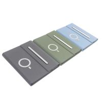 China OEM Rectangle Wireless Charging Power Bank Notebook Customized Logo for sale