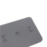 China OEM PU Leather Wireless Charging Mouse Pad Multifunctional Universal for sale