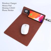 China 10W QI Charging Mouse Pad With Wireless Charger Computer Accessories for sale
