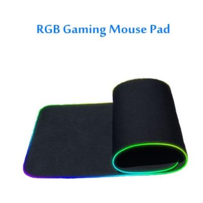 China RGB Gaming Mouse Pad with Wireless Charging 800x300x4mm Custom Logo Extended XXL Leather Desk Mat for sale