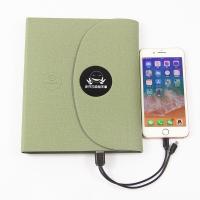 China Premium Business Luxurious Multifunctional Wireless Charging Notebook Customised for sale