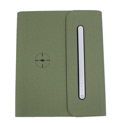 China A5 Pu Leather Smart Business Wireless Charging Notebook Custom Print for sale