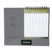 China 2024 Custom 365 Day Calendar Multifunctional Wireless Charging Desk for sale