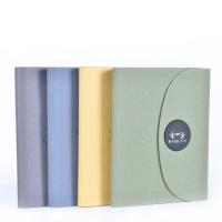 China Luxurious Pu Leather Power Bank Notebook Multifunction Wireless Charging for sale
