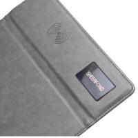 China Customised Logo Wireless Charging Leather Mouse Pad Smart Multifunction for sale