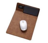 China Originality Led Logo Wireless Charger Mouse Pad Custom Printed Personalized Gifts for sale