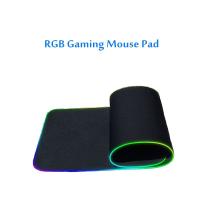 China Colorful Led Light Rubber Keyboard Mat , Wireless Charging Gaming Mouse Pad for sale