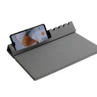 China Folding Multifunctional Pu Leather Fast Wireless Charging Mouse Pad Custom Logo for sale