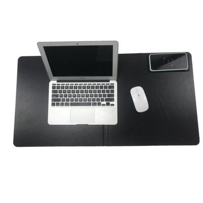 China Folding Rectangle Leather Large Table Wireless Charging Mouse Pad Multifunctional for sale