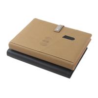 China Wholesale Premium Gift Personalised Multifunctional Rechargeable A5 Pu Leather Smart Wireless Charging Notebook for sale