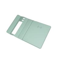 China Custom PU Leather Wireless Charging Foldable Mouse Pad with Magnetic Phone Stand and LED Logo for sale