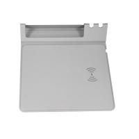 China Manufacturers Customized High Quality Multifunctional Foldable Magnetic Wireless Charging Leather Mouse Pad for sale