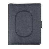 China A5 Wireless Charging Notebook 5000mAh Power Bank Business Card Organizer with Data Cable for sale