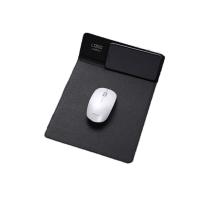 China Type C PU Leather Multifunctional Mouse Pad Wireless Charging For Gaming for sale