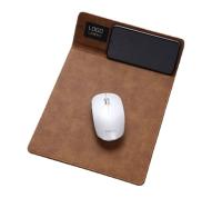 China Type C PU Leather Multifunctional Mouse Pad Wireless Charging For Gaming for sale
