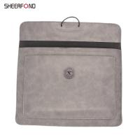 China Waterproof Zippered Leather Portfolio for sale