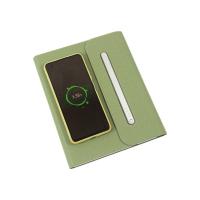 China Leather Wireless Charging Notebook for sale