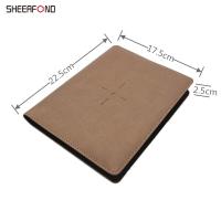 China Sewing Binding PU Leather Power Bank Notebook Waterproof Padfolio Organizer for sale