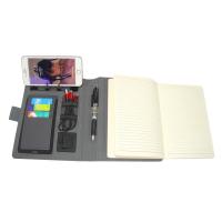 China A5 Grey Wireless Charging Notepad , Ultrathin Junior Padfolio 5x8 for sale