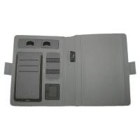 China A5 Grey Wireless Charging Notepad , Ultrathin Junior Padfolio 5x8 for sale