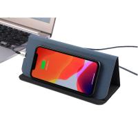 China Foldable Leather Fast Charging Mouse Pad , Ultralight Keyboard Mat For Desk for sale