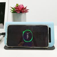 China PU Leather Wireless Charging Mouse Pad Foldable Multifunctional for sale