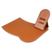 China ODM Water Resistant Wireless Charging Mouse Pad With Phone Holder Leather Material for sale