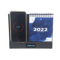 China 10W Multifunctional Wireless Charging Calendar nontoxic With Pen Stand for sale
