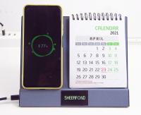 China Personalised Desk Wireless Charging Calendar Ultraportable Nontoxic for sale