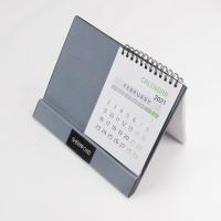 China PU Leather Nonslip Stand Up Desk Calendar Multipurpose Ecoxfriendly for sale