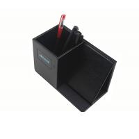 China Recycled Washable Leather Pen Holder Wireless Charger Multiscene LED Lights for sale